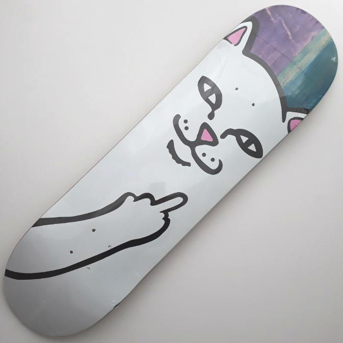 RIPNDIP - Lord Nermal Split Veneer - Skateboard Deck 8.25 - Purple/Blue