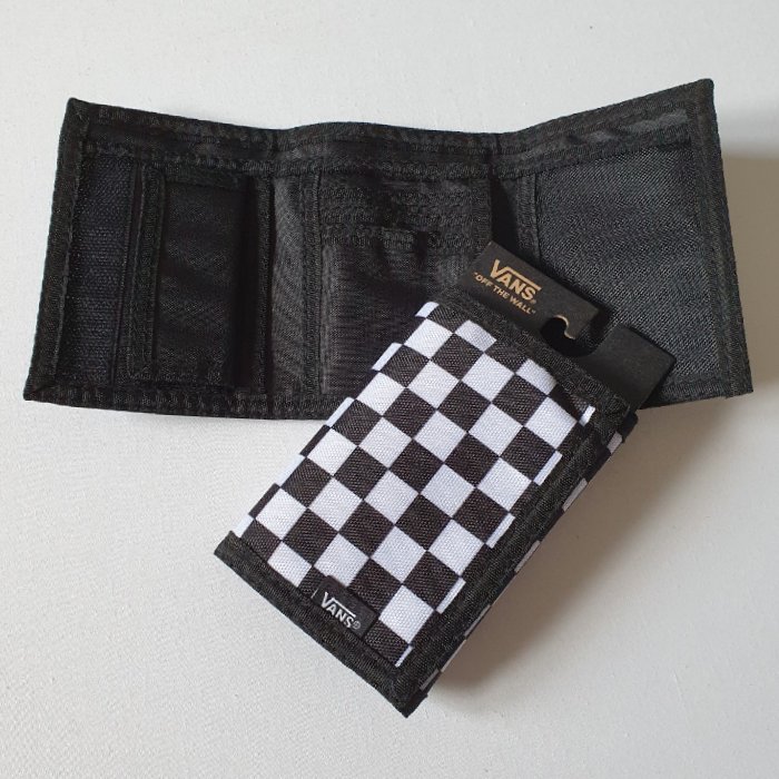 Vans - Slipped Wallet - Black/White/Check